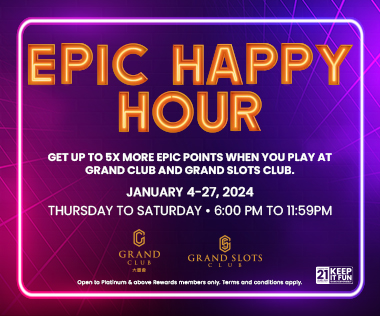 EPIC HAPPY HOUR | Newport World Resorts